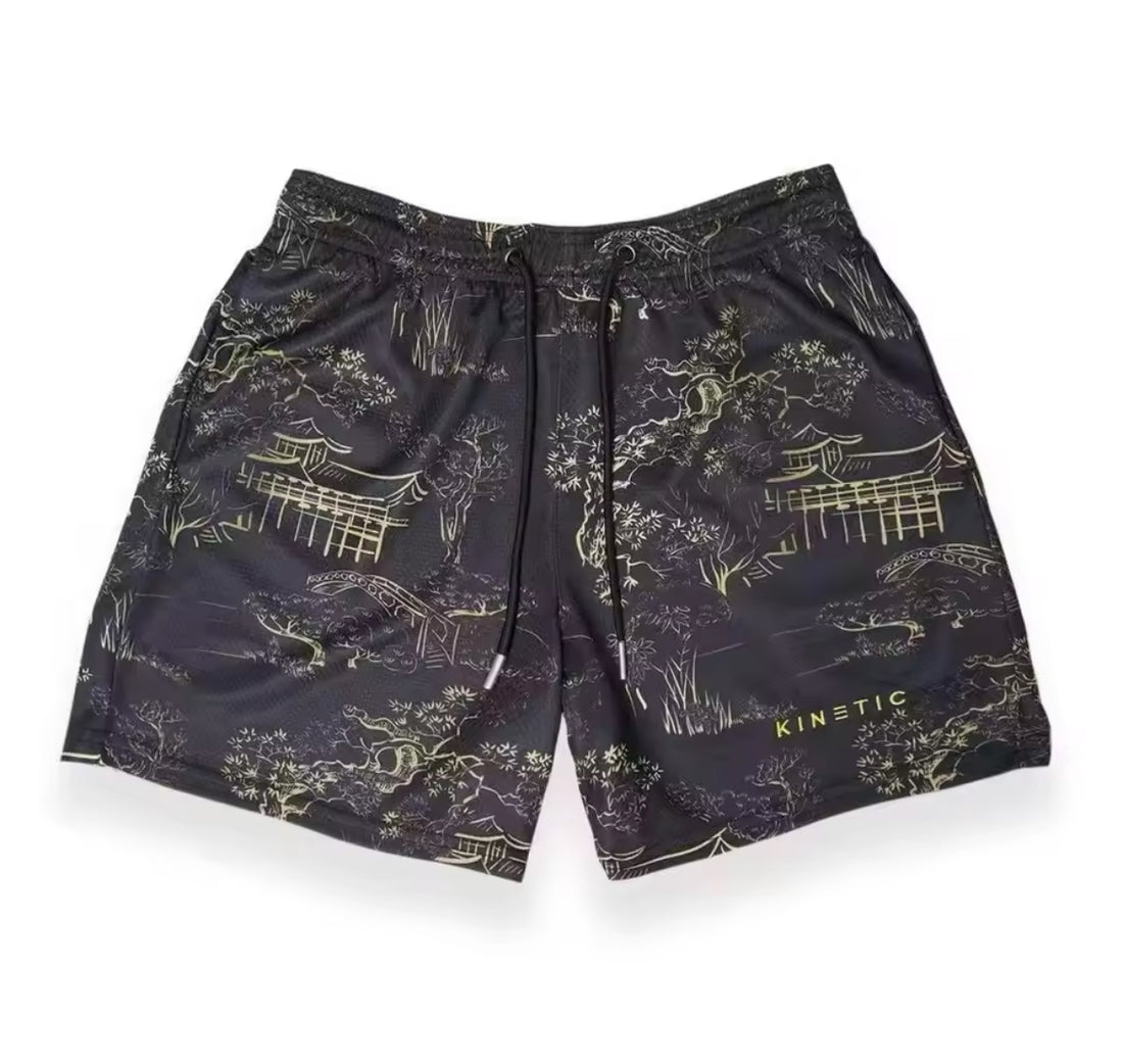 Kinetic Shorts – Golden Dynasty Edition – HOMEFIT